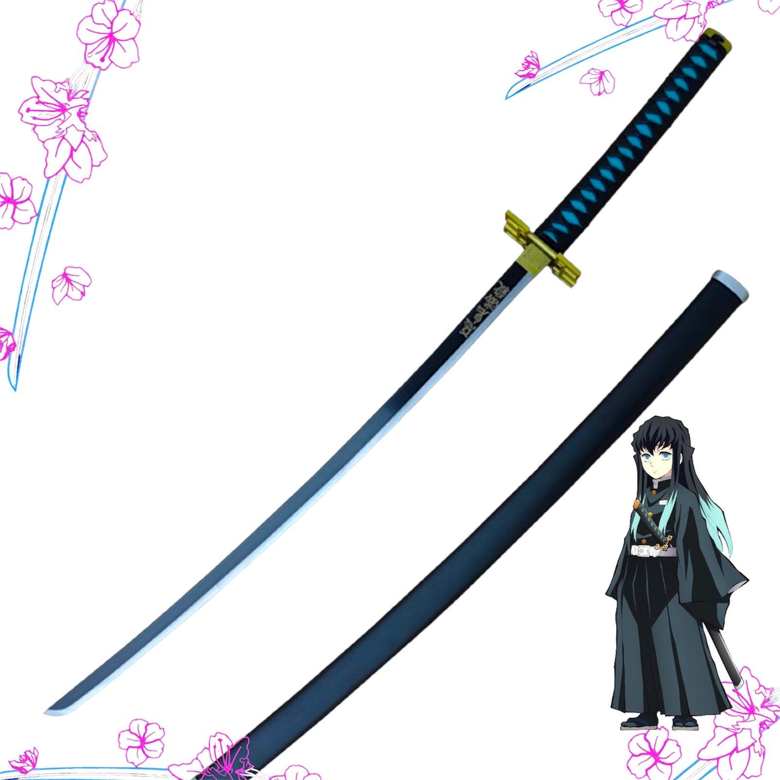 Muichiro Tokito Edelstahl-Katana – Blade of Anime