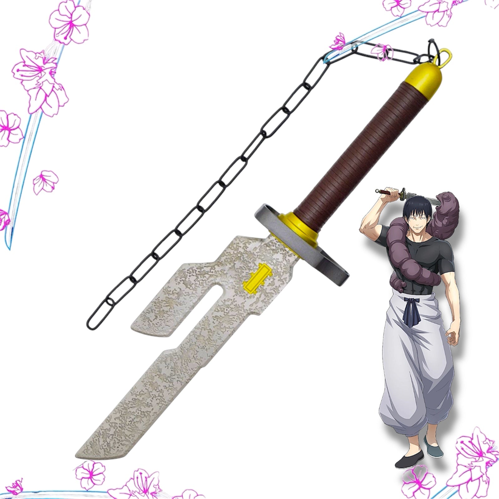 Toji Fushiguro Edelstahl-Schwert – Blade of Anime