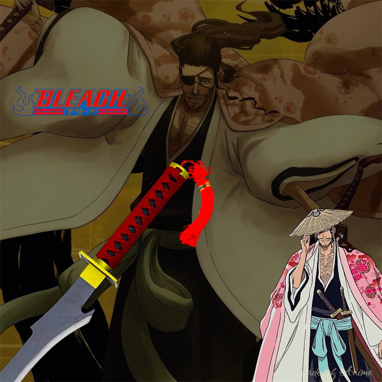 Ichigo Kurosaki Tensa Zangetsu Double Stainless Steel Sword – Blade of ...