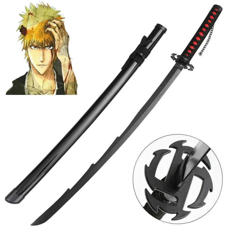Ichigo Kurosaki Tensa Zangetsu Neuversion Bambus-Katana – Blade of Anime